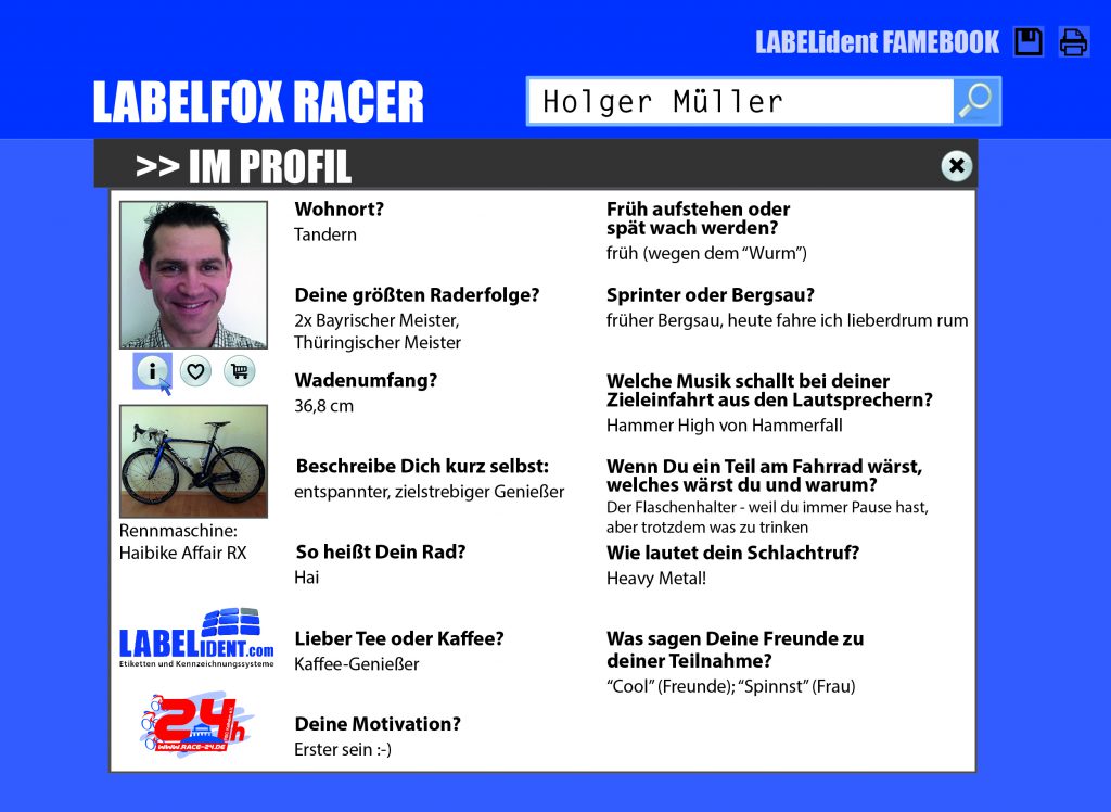 Etikettenhersteller Labelident GmbH sponsert Radrenn-Team “Labelfox ...